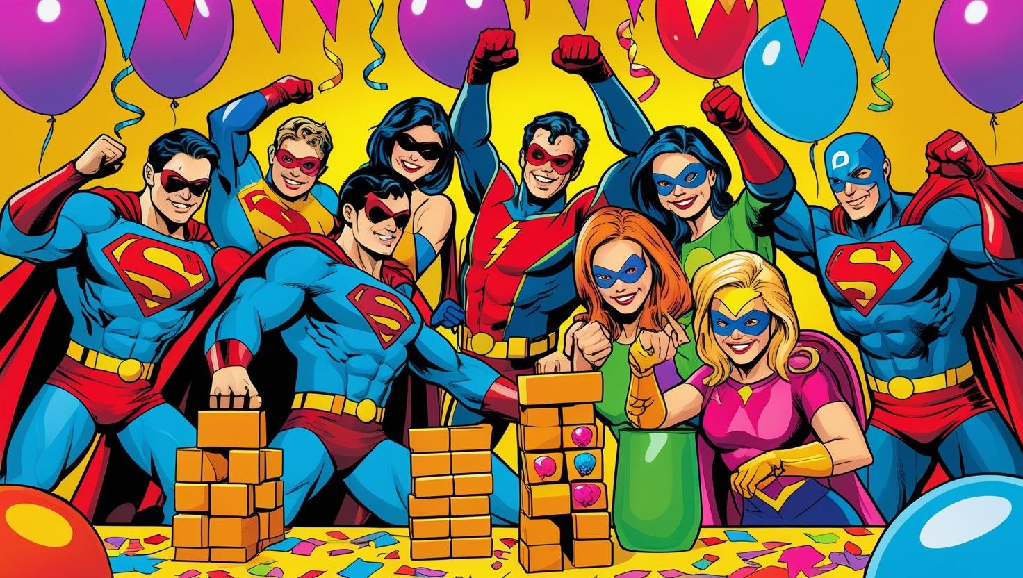 Superhero Party Games 🦸 Fun for All Ages - Party Events
