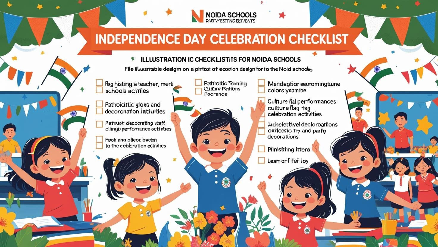 Independence Day Checklist for Noida Schools - Party Events