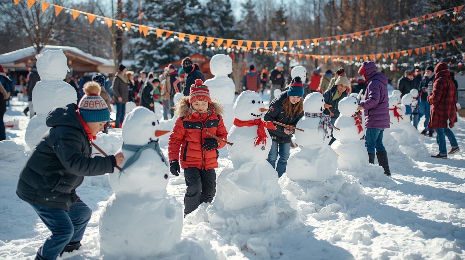 Snowman Building Contest Fun Ideas - Party Events