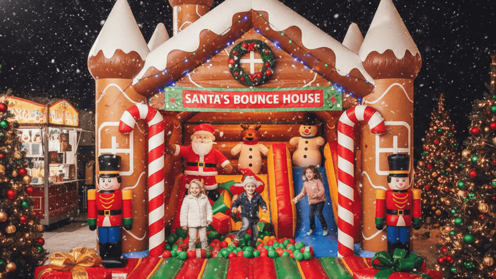 Best Bouncy Castle Designs for Christmas Parties - Party Events