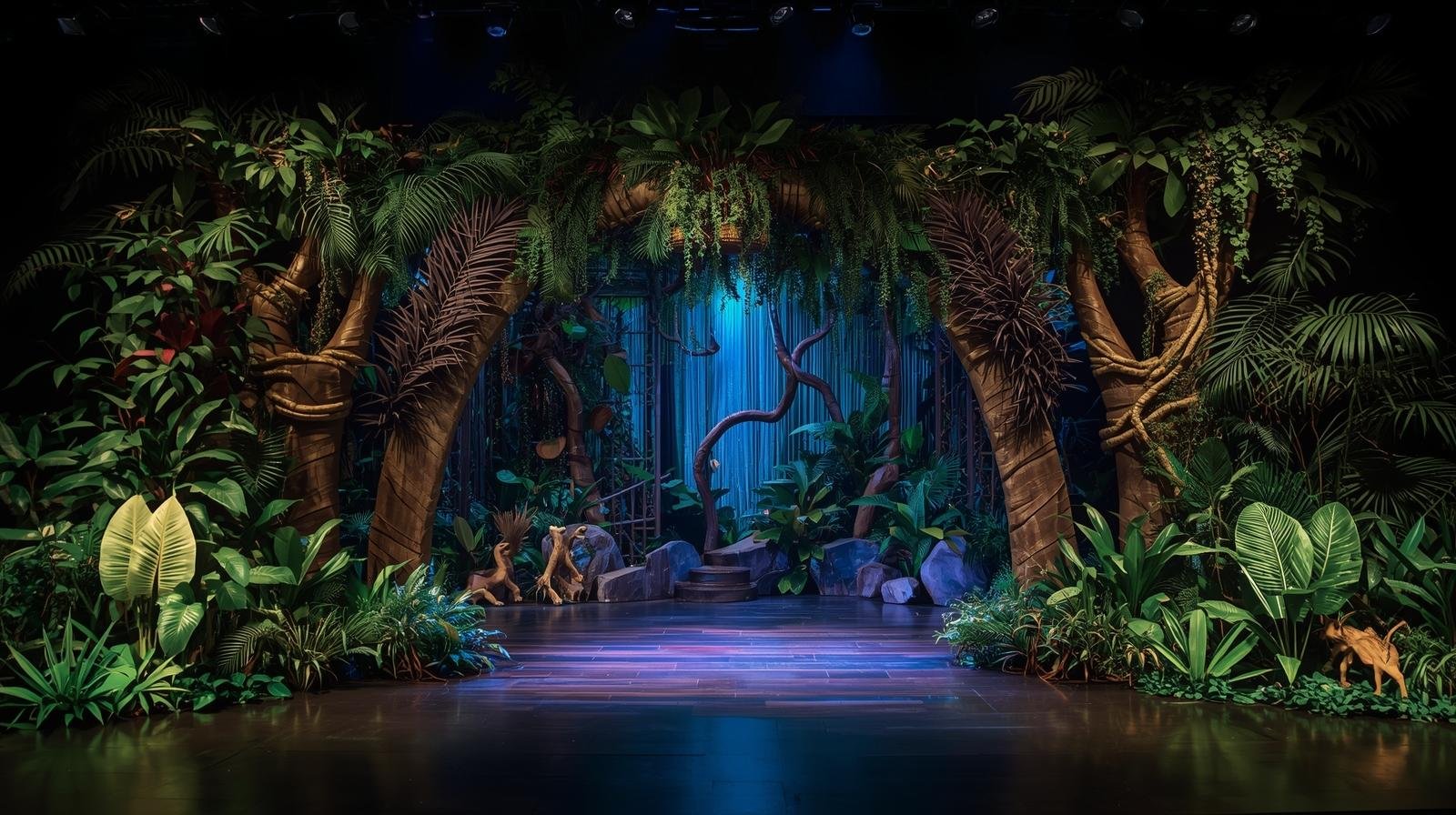 Jungle Theme Entrance and Stage Ideas - Party Events