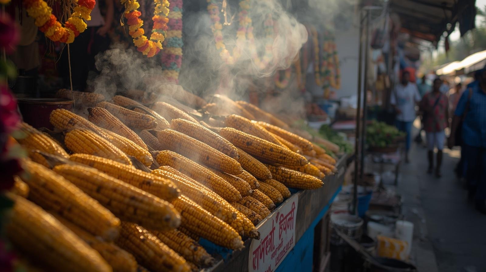 Sweet Corn Stall Tips in South Delhi Markets - Party Events